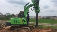 China Small Rotary Piling Rig for Different Construction Stratum , Hydraulic Drilling Rig for sale