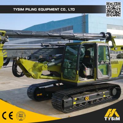 China TYSIM KR80A hydraulic hammer pile drilling rig , excavator piling machine Max. drilling diameter 1000 mm for sale