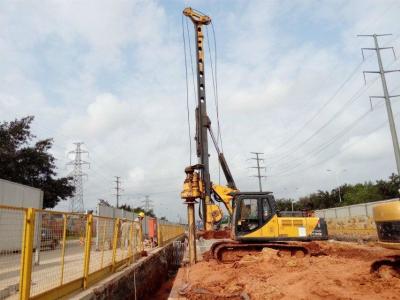 Chine Mini Foundation Drilling Rigs, diamètre de forage maximal ennuyé par sol superbe de la foreuse de pile KR125A 1300 millimètres à vendre