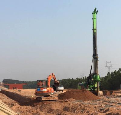 Cina La macchina annoiata d'accatastamento idraulica di azionamento di mucchio del diametro di profondità 1500mm di KR150C Rig For 52m serra 150 kN.m in vendita