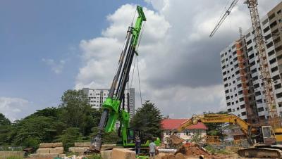 China Het Roterende Hydraulische Opstapelen zich Rig Machine, Max Diameter 2500m Max. het Boren Diepte 54m/80m Max. torsie 285kN.m van TYSIM KR285C Te koop
