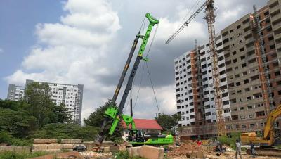 China Het Roterende Hydraulische Opstapelen zich Rig Machine, Max Diameter 2500m Max. het Boren Diepte 54m/80m Max. torsie 285kN.m van TYSIM KR285C Te koop