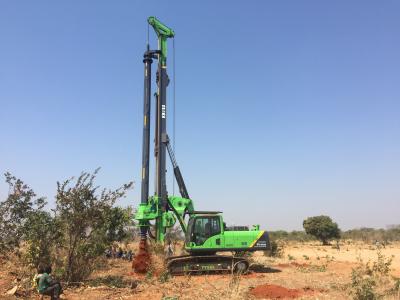 China Foundation Hydraulic Piling Rig Machine , Borehole Pile Driving Rigs Drilling Depth 43m Max. Drilling Diameter 1300mm for sale