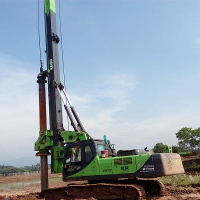 Cina Impianto di perforazione idraulico dell'accatastamento di KR125C con coppia di torsione 125KN. M. e profondità 43m di perforazione in vendita
