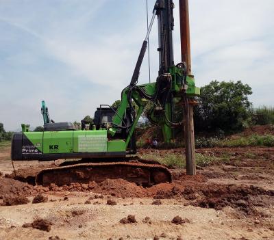 Cina Impianto di perforazione idraulico dell'accatastamento di KR125C con coppia di torsione 125KN. M. e profondità 43m di perforazione in vendita