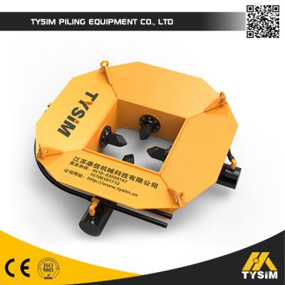 China Hydraulischer konkreter quadratischer Stapel-Unterbrecher für den Bagger, der Grundlagen-Stapel zerquetscht zu verkaufen