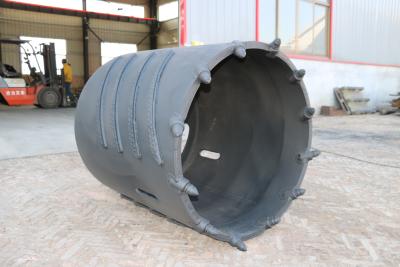 Cina Perforazione a rotazione Rig Double Bottom Auger Bucket delle parti della perforatrice in vendita