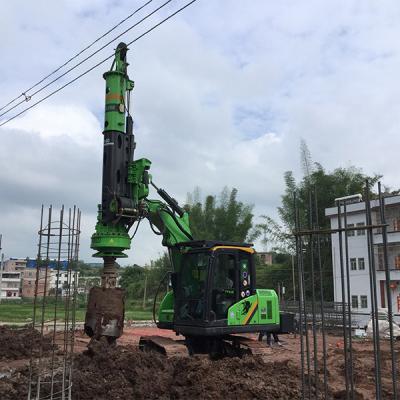 Cina accatastando l'argano principale di coppia di torsione 45kN.m di Max. Depth 10m Max. Diameter 1000mm Tysim KR40A di noleggio dell'impianto di perforazione per tirare forza 4.5t in vendita