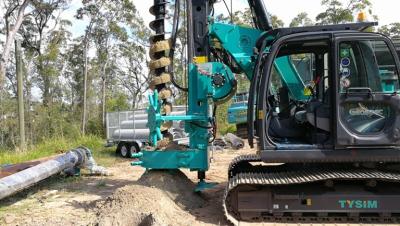 Cina Basso costo d'accatastamento rotatorio lungo di alta stabilità di Max. Drilling Diameter 600mm di profondità di Sprial CFA Rig For 12m in vendita