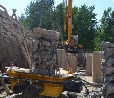 China Cortador hidráulico concreto del triturador de la pila del cuadrado menos el ruido KP500S en venta