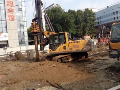 China TYSIM KR80A hydraulic hammer pile drilling rig , excavator piling machine Max. drilling diameter 1000 mm for sale