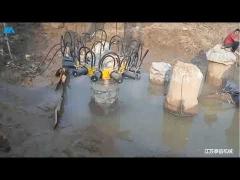 Disjuntor hidráulico da pilha de KP380A, cortador redondo concreto da pilha do cortador da cabeça de pilhas