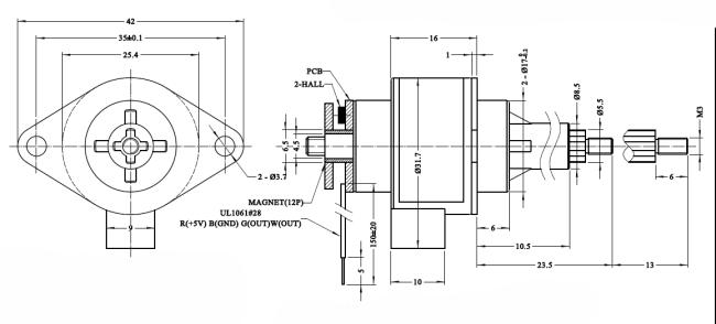 Stepper motor design layout
