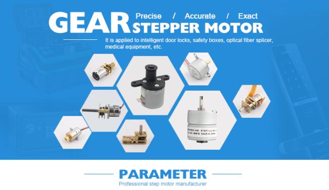 VSM10152 Micro Stepper Motor front view