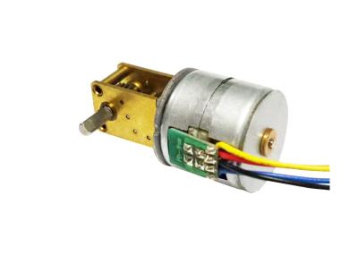 China High Torque 20mm Stepper Motor With Worm Reduction Gearbox  Miniature Gear Motor for sale