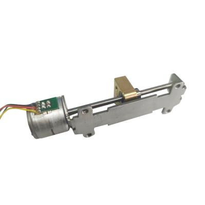 China SM20-55-T linear stepper motor with linear bearings and brass slider 1 KG thrust for sale