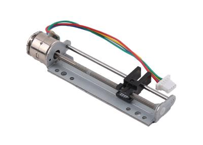 China Stroke 40mm 3.3V Dia 10mm Lead Screw Linear Stepper Motor With Bracket Slider for sale