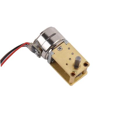 China 15mm Motor+Worm Gearbox Geared Stepper Motor for Robotics、Industrial Use、Automation for sale