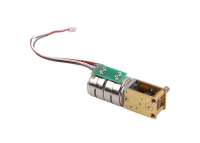 China Multi Gear Ratio 15mm Double Reduction Stepper Motor With Worm Gear Box for sale