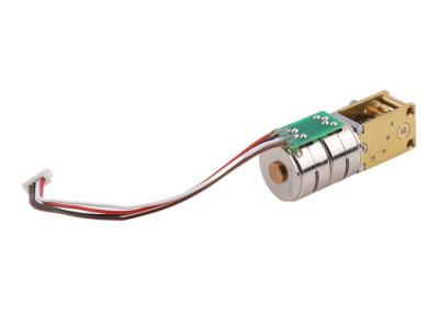 China Multi Gear Ratio 15mm Double Reduction Stepper Motor With Worm Gear Box for sale
