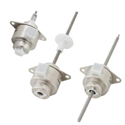 Cina 25 mm azionamento esterno motore passo lineare 5VDC angolo di passo 15 ° con motore a vite POM in vendita