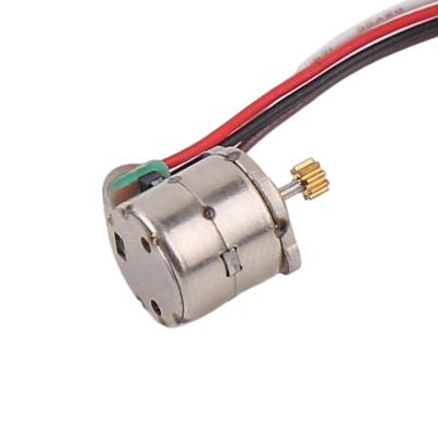 China 8mm Mini Micro Stepper Motor 2 Phase 18 Degree Step Angle 3.3V Driving Voltage for sale