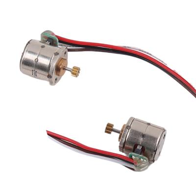 China 8mm Mini Micro Stepper Motor 2 Phase 18 Degree Step Angle 3.3V Driving Voltage for sale
