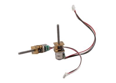 China 10mm Diameter Micro Geared Stepper Motor With Adjustable M3 Lead Screw Shaft for sale