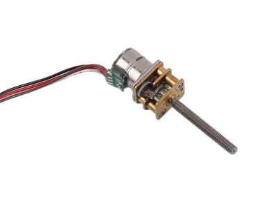 China 10mm Diameter Micro Geared Stepper Motor With Adjustable M3 Lead Screw Shaft for sale
