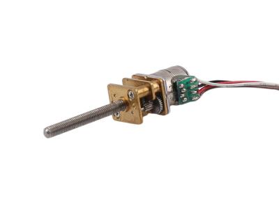 China 10mm Diameter Micro Geared Stepper Motor With Adjustable M3 Lead Screw Shaft for sale