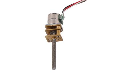 China 10mm Diameter Micro Geared Stepper Motor With Adjustable M3 Lead Screw Shaft for sale