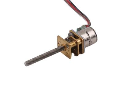 China 10mm Diameter Micro Geared Stepper Motor With Adjustable M3 Lead Screw Shaft for sale