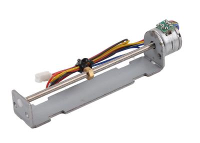 China Tornillo trapezoidal de pasos 8V del motor 15m m del resbalador tamaño pequeño con el tornillo de posicionamiento hexagonal de la nuez Tr3*1P*2N en venta