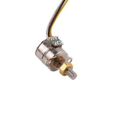China Motor paso a paso de 10 mm de diámetro 5 V PM de tamaño pequeño con tornillo de plomo para equipos médicos en venta