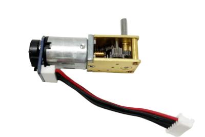 China 12mm Metal right angle Gearbox With N20dc Gear Motor 3v 6v 12v With Encoder Small DC Gear Motor for Electronic Lock Dc Electric Brush Motor for sale