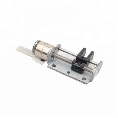 China 8 mm Micro motor paso a paso 2 fase 3.3V 18 grados con deslizador de plástico en venta