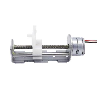 China 15mm Screw Slider 2 Phase Permanent Magnet Stepper Motor with 385mA Current and 0.02mm Resolution for sale