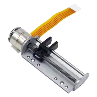 China 2 Phase 4 Wire 270mA Micro Stepper Motor with 10mm Micro Slider Screw for Optical Instruments for sale