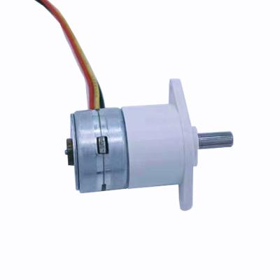 China 15mm 2 Phase 4 Wires Geared Stepper Motor with 18 Degree Step Angle and 5 VDC for sale