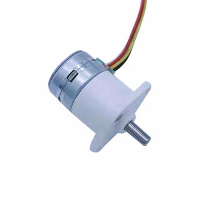 China 15mm 2 Phase 4 Wires Geared Stepper Motor with 18 Degree Step Angle and 5 VDC for sale
