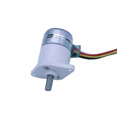 China 15mm 2 Phase 4 Wires Geared Stepper Motor with 18 Degree Step Angle and 5 VDC for sale