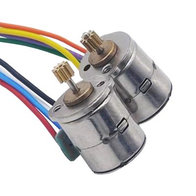 China 8mm Diameter 2-phase 4-wire Micro Stepper Motor with 385mA Current and 18 Degree Step Angle for Precision Applications for sale