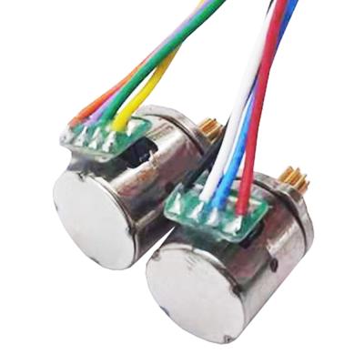 China 8mm Diameter 2-phase 4-wire Micro Stepper Motor with 385mA Current and 18 Degree Step Angle for Precision Applications for sale