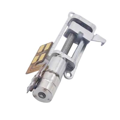 China 5V DC Micro Linear Stepper Motor with 20.5:1 Gearbox and 8mm Stroke for High Precision Applications for sale