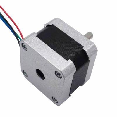China 42mm Diameter 4 Wires Nema 17 Hybrid Stepper Motor with 1.8 Degree Step Angle for Precision Instruments for sale