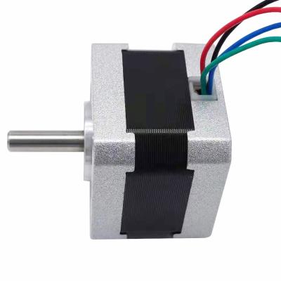 China 42mm Diameter 4 Wires Nema 17 Hybrid Stepper Motor with 1.8 Degree Step Angle for Precision Instruments for sale