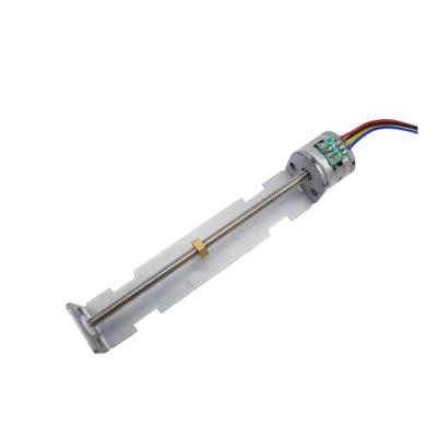 China 9V Rated Voltage Linear Stepper Motor with M3P0.5 Screw and Customizable Nuts for Precision Control for sale