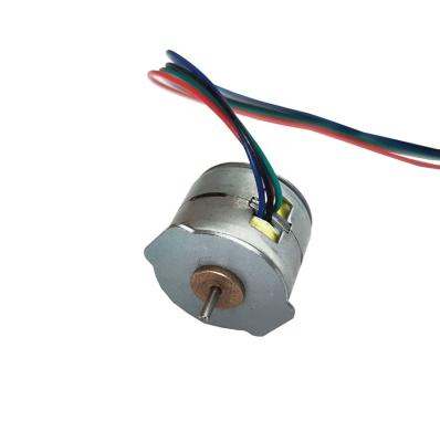 China 20mm diameter 12V DC 18 degrees step angle bipolar stepper motor with customizable options and gearbox assembly for sale