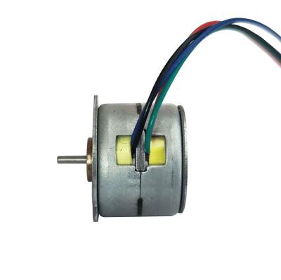 China 20mm diameter 12V DC 18 degrees step angle bipolar stepper motor with customizable options and gearbox assembly for sale