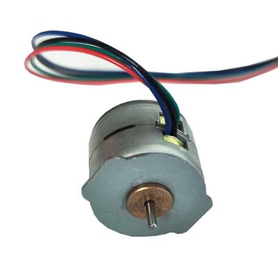 China 20mm diameter 12V DC 18 degrees step angle bipolar stepper motor with customizable options and gearbox assembly for sale